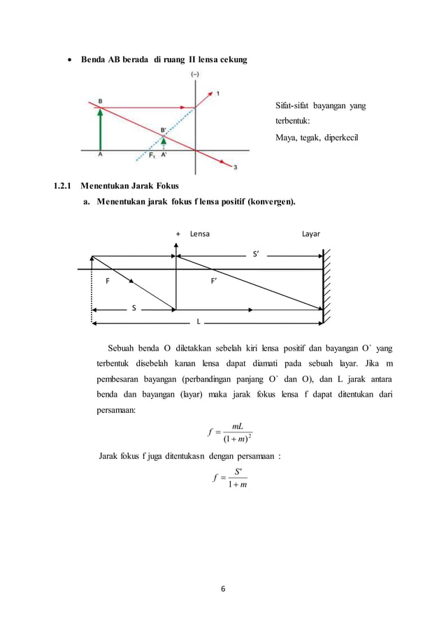 Sifat lensa | DOCX