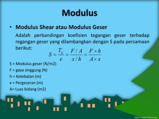 Sifat mekanika zat baru by Sarah Maulina | PPTX