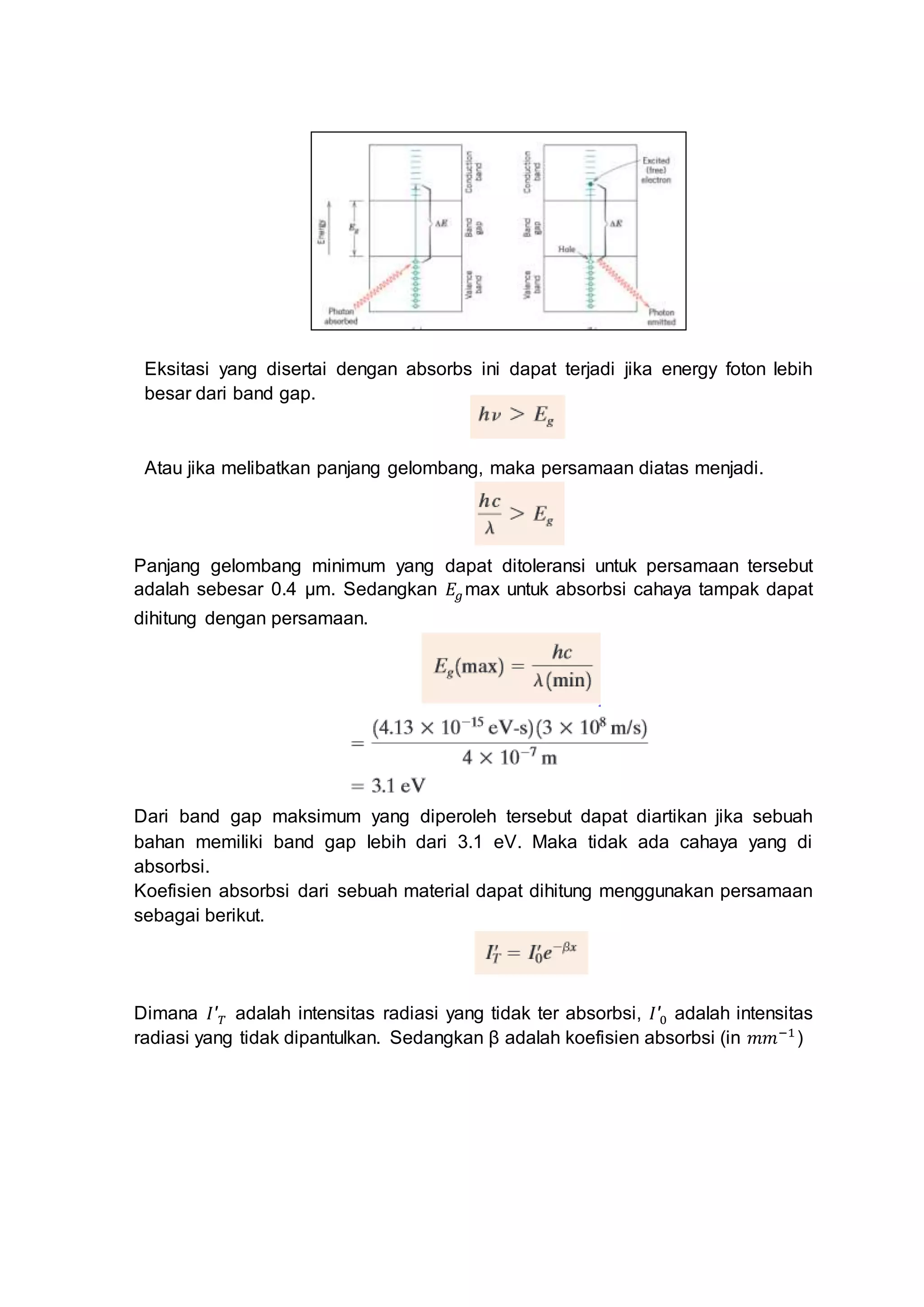 Sifat optik material (callister chapter 21) | DOCX