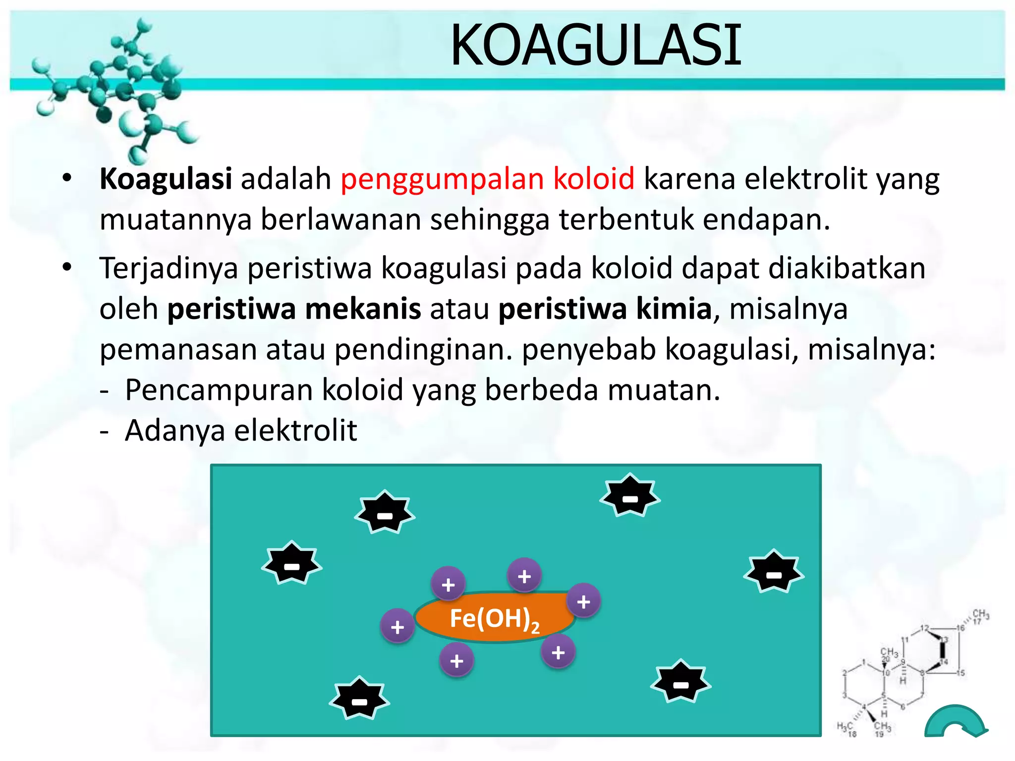 Sifat & pembuatan koloid | PPTX