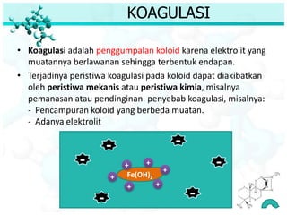 Sifat & pembuatan koloid | PPTX