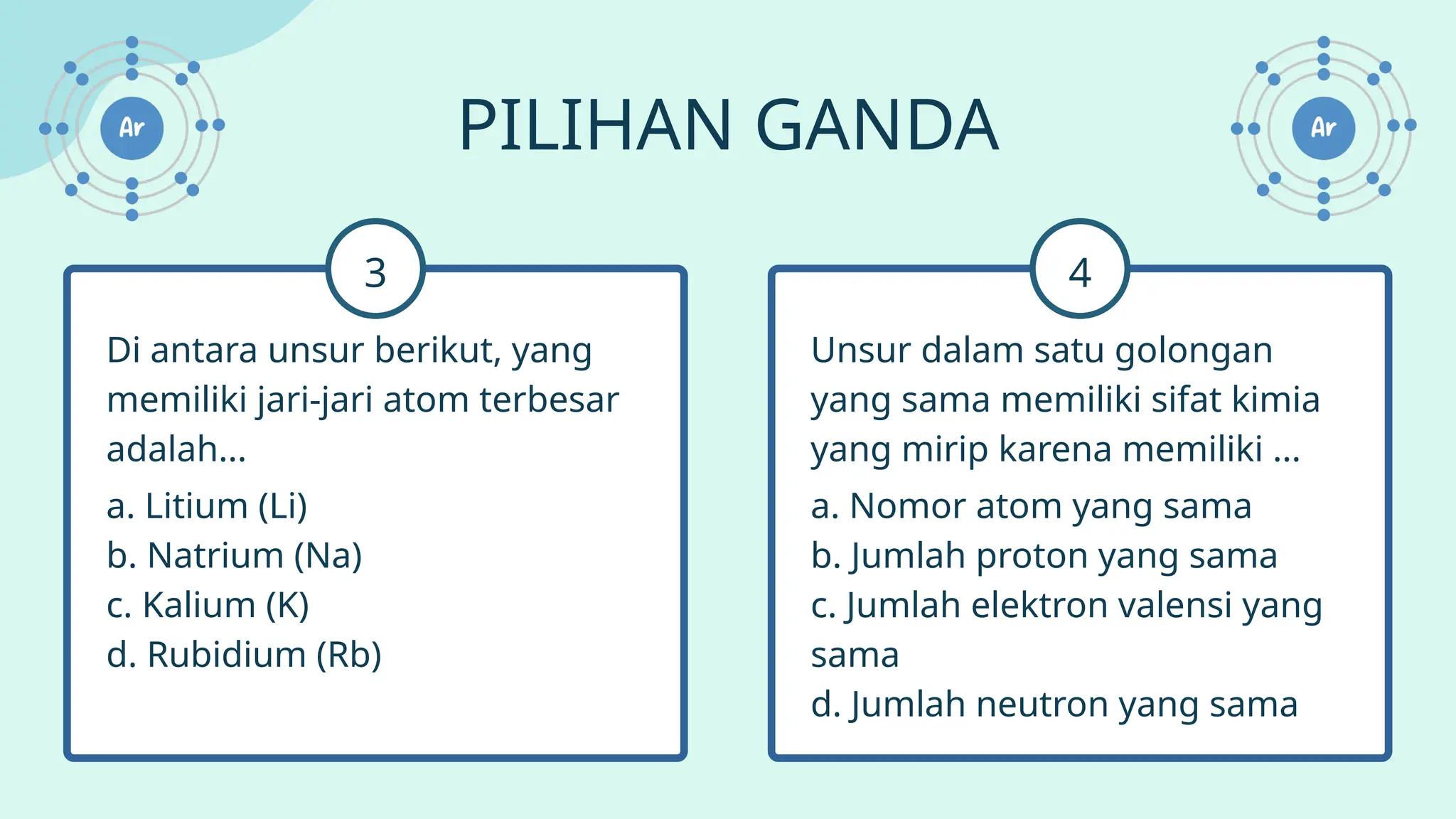 Sifat Periodik Unsur Presentasi Interaktif SMA Kelas 10 Hijau ...