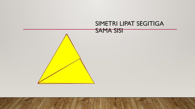 sifat-sifat bangun datar segitiga simetri lipat dan putar kelas empat | PPT