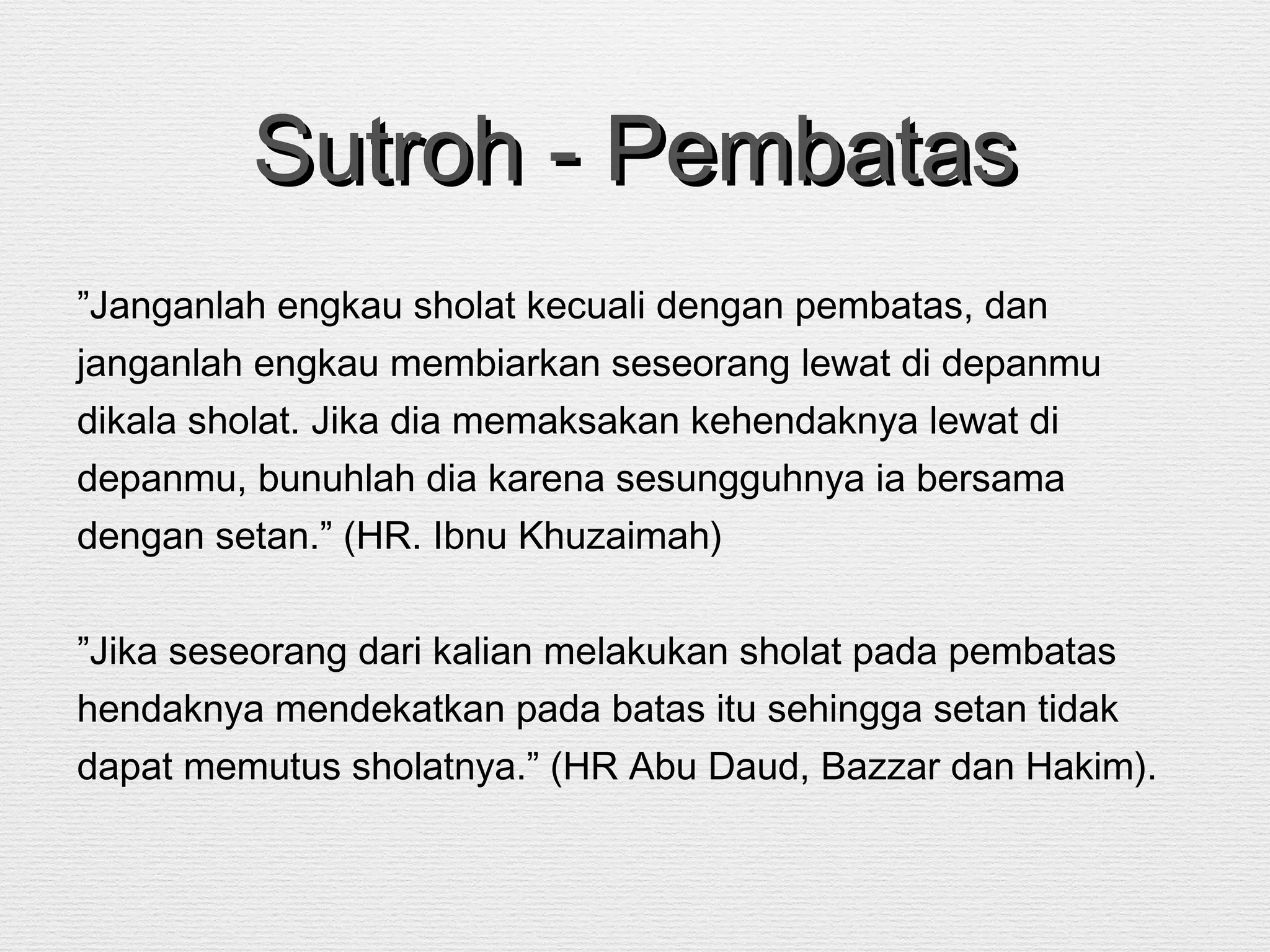 Sifat shalat nabi 1 | PPT