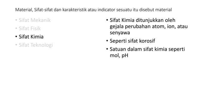 Sifat sifat bahan material lab material unib | PPT