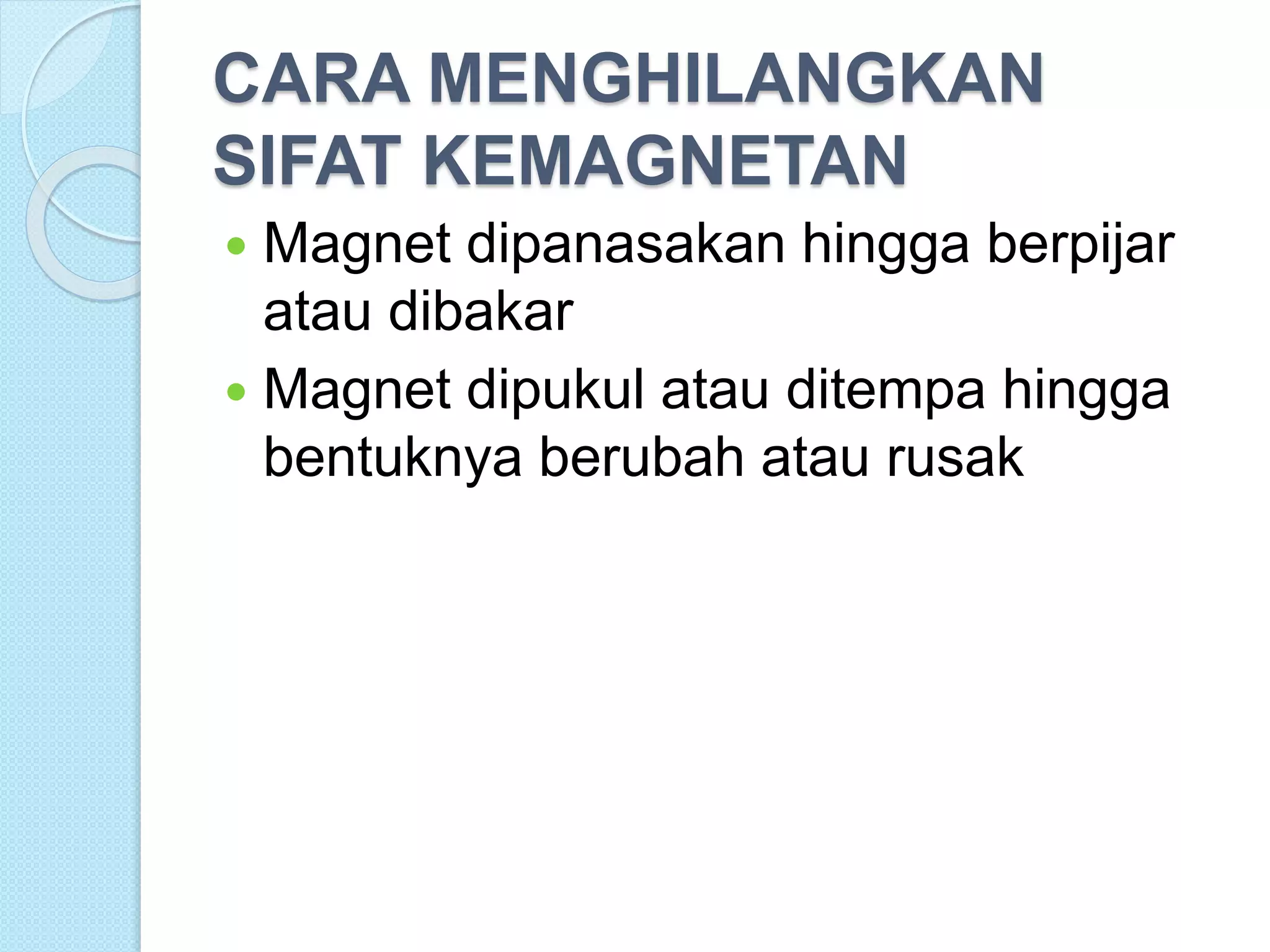 Sifat – sifat magnet | PPTX