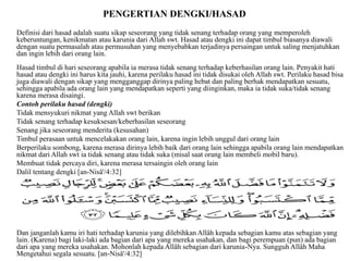 Sifat sifat tercela | PPTX