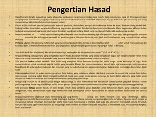 MATERI TENTANG SIFAT TERCELA AKIDAH AKHLAK | PDF