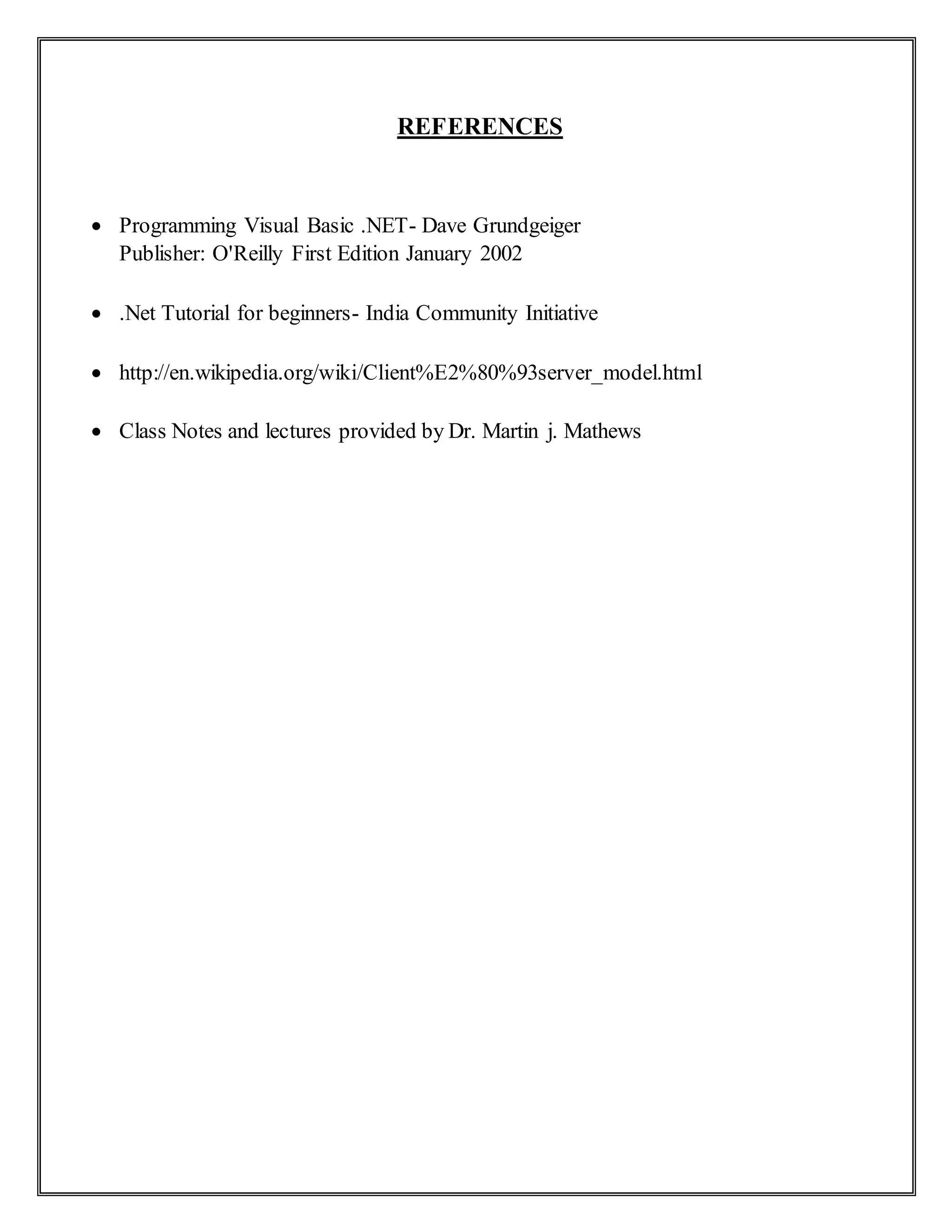 HMRS - Human Resource Management System (VB.Net) | DOCX