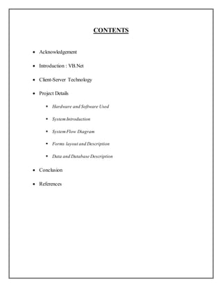 HMRS - Human Resource Management System (VB.Net) | DOCX