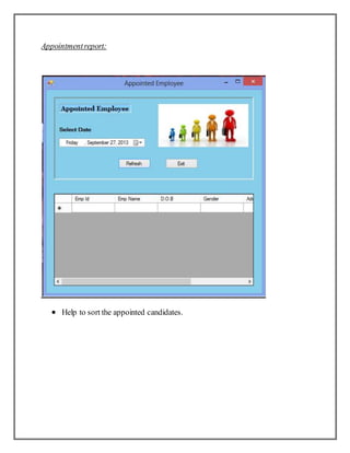 HMRS - Human Resource Management System (VB.Net) | DOCX