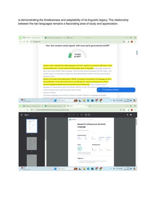 SIFIL- Sanskrit's Influence on the Hindi Language.pdf