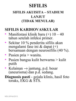 Sifilis. bag. 13 | PPT