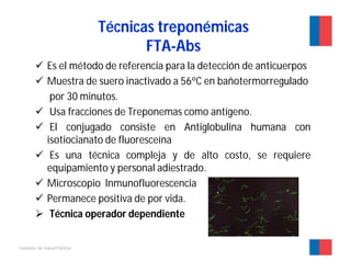 Sifilis Pruebas Tecnicas Treponemicaspdf