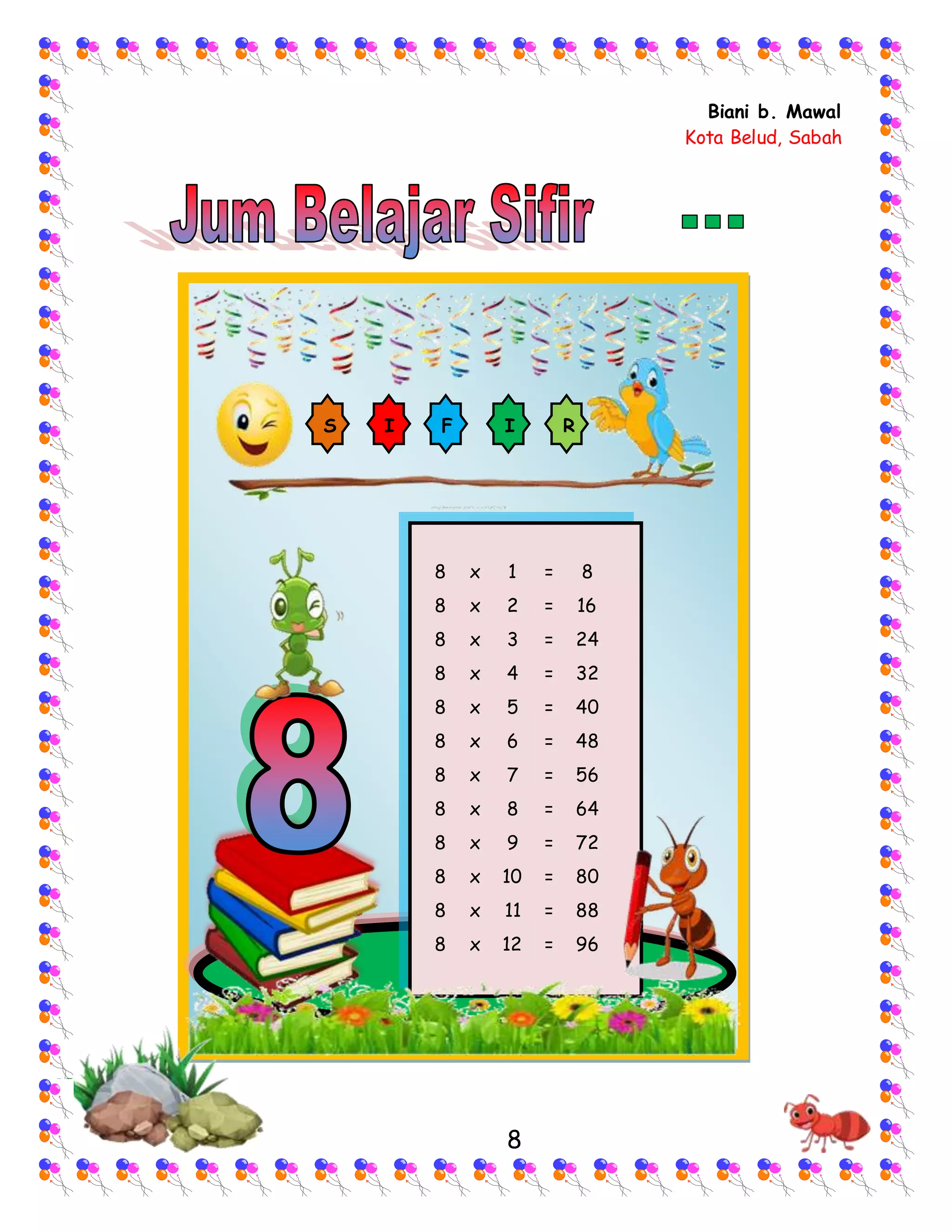 Jum Belajar Matematik ( Sifir) | DOCX