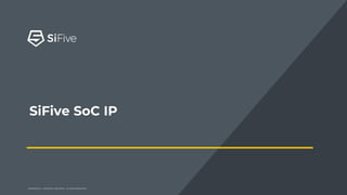 SiFive SoC IP for HPC, AI and Networking | PPT