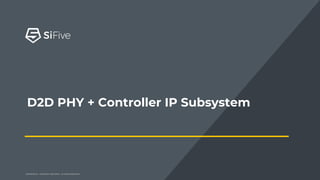 SiFive SoC IP for HPC, AI and Networking | PPT
