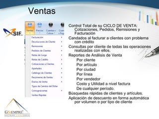 Sif pro presentacion completa | PDF
