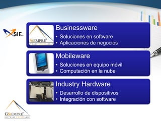 Sif pro presentacion completa | PDF