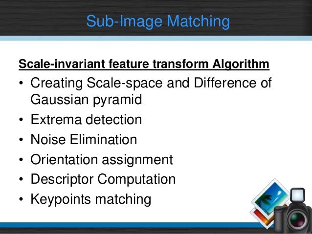 Scale Invariant Feature Transform