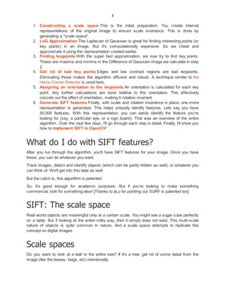 Scale invariant feature transform | PDF