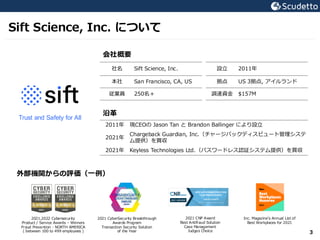 EC向けAI不正検知「Sift Digital Trust & Safety」のご紹介（簡易版） | PPT