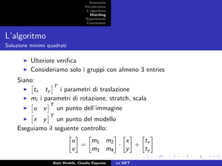 Sift - Scale Invariant Feature Transform | PDF