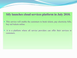 Sify | PPTX | Internet | Computing