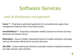 Sify Corp Products Presentation | PPSX