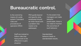 ORGANIZATIONAL CHANGE AND CONTROL | PPT