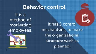 ORGANIZATIONAL CHANGE AND CONTROL | PPT