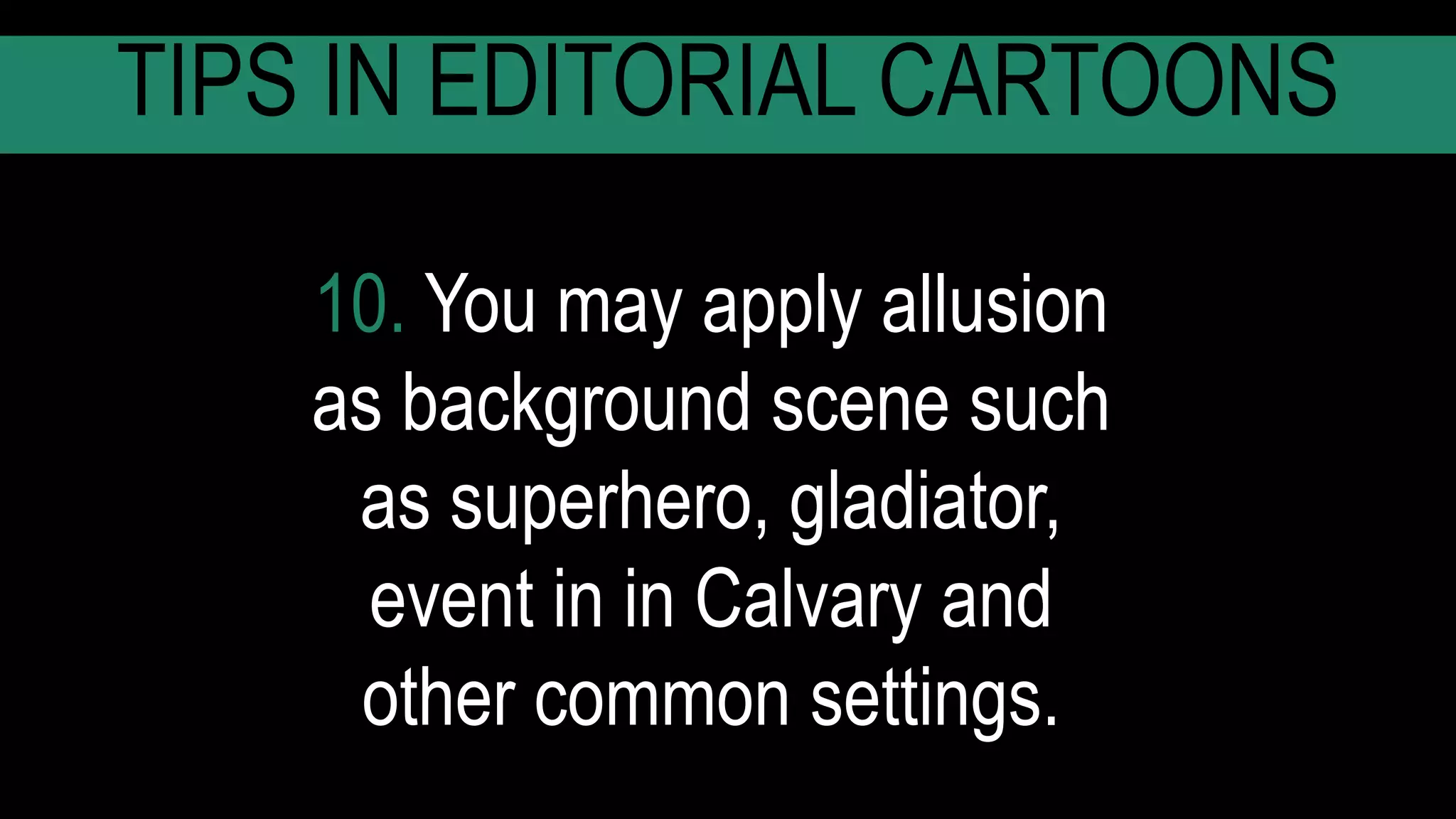 Editorial Cartooning | PPTX