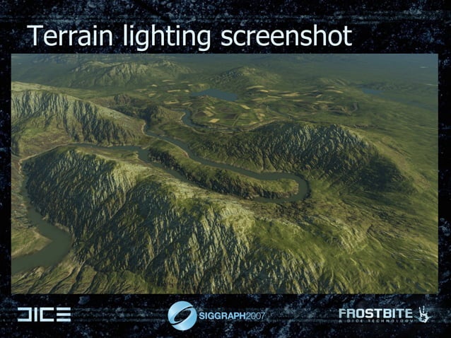 Terrain Rendering In Frostbite Using Procedural Shader Splatting Siggraph 2007 Ppt