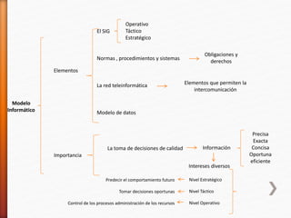 Estructura de un SIG | PPTX