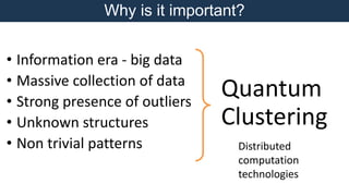 "Quantum clustering - physics inspired clustering algorithm", Sigalit ...