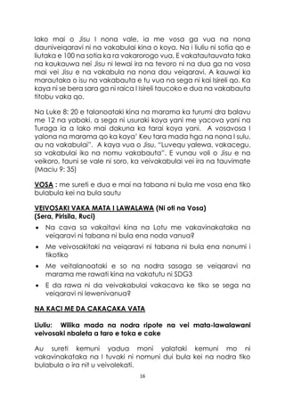 Porokaramu Ni Lotu Ni Marama 2020 | PDF