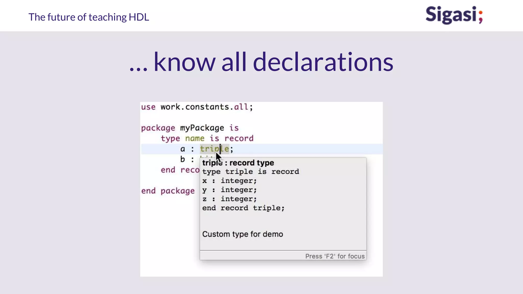The future of teaching hdl with Sigasi Studio | PPTX