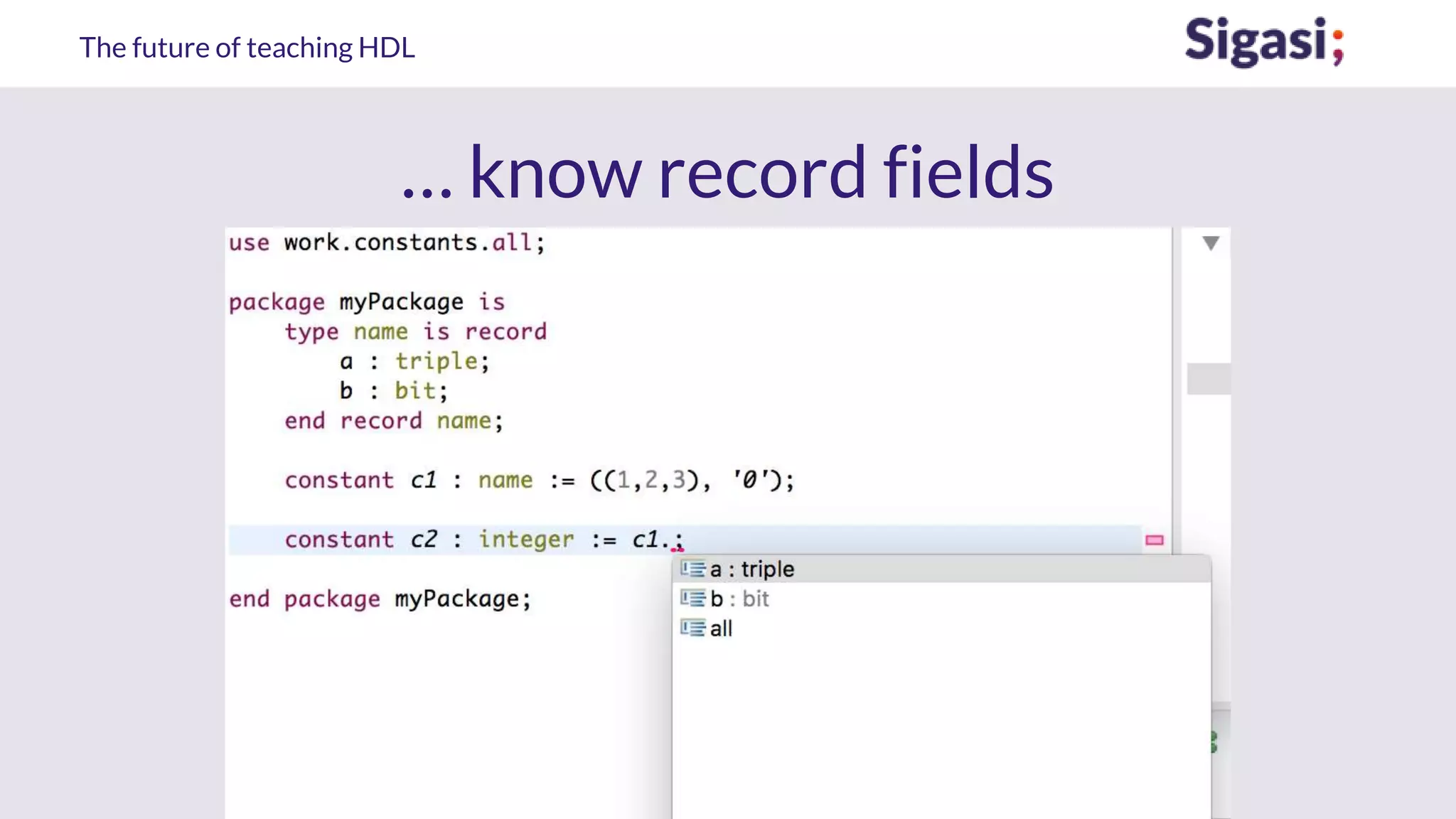 The future of teaching hdl with Sigasi Studio | PPTX
