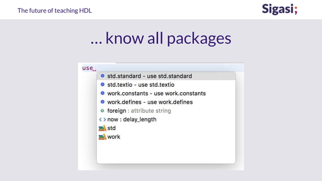 The future of teaching hdl with Sigasi Studio | PPTX