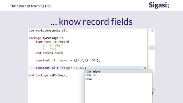 The future of teaching hdl with Sigasi Studio | PPTX