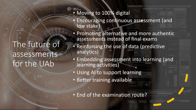 Student-centered and flexible assessment strategies(?) Assessment ...