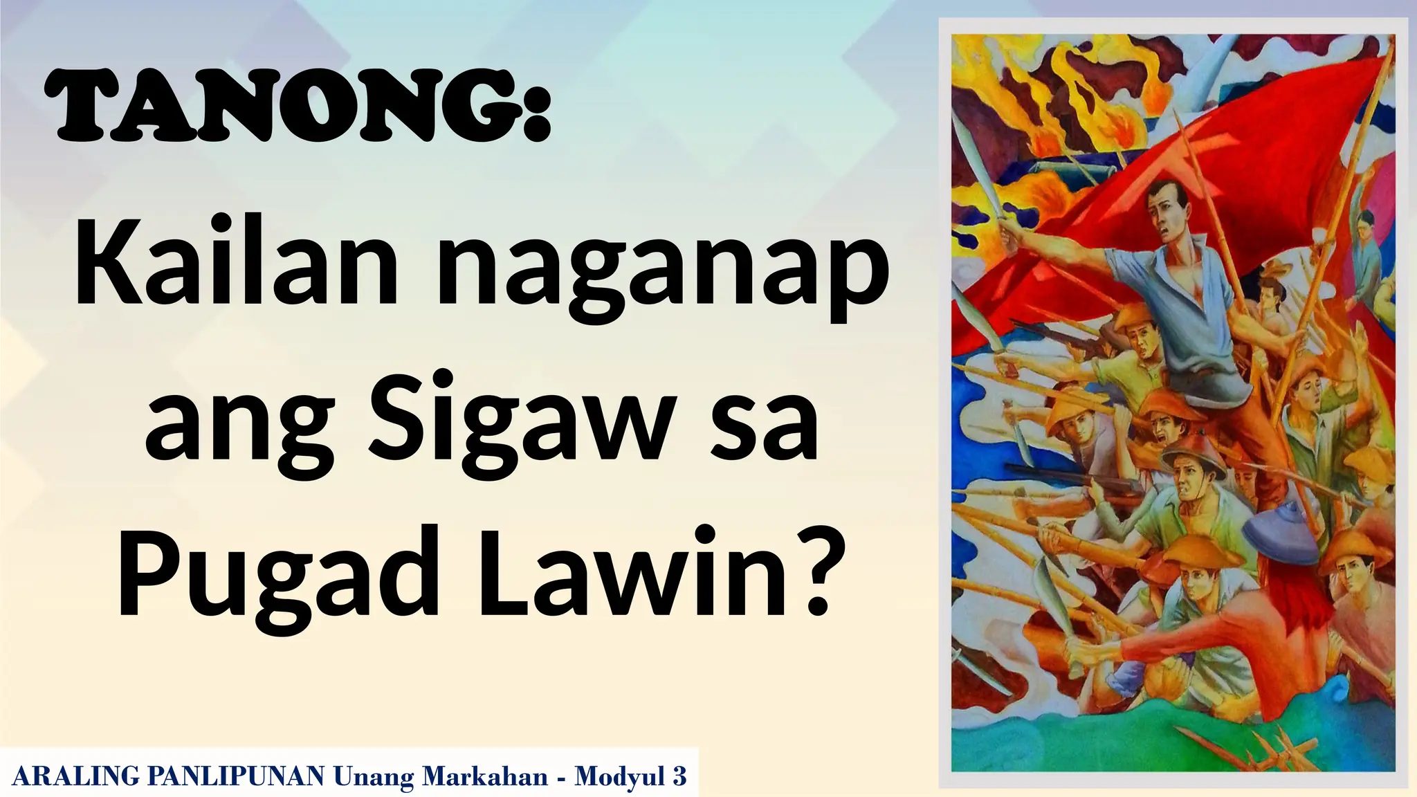 sigaw sa pugad lawin sa pamumuno ni bonifacio.pptx