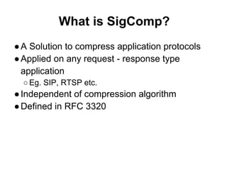 Signaling Compression | PPT