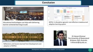 Development and Adoption of an Adaptive Learning System: Reflections and Lessons Learned | PDF ...