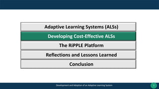 Development and Adoption of an Adaptive Learning System: Reflections and Lessons Learned | PDF ...