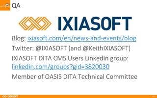 A Brief Look at DITA in Current Technical Communication Practices_SIGDOC 2017 | PPT