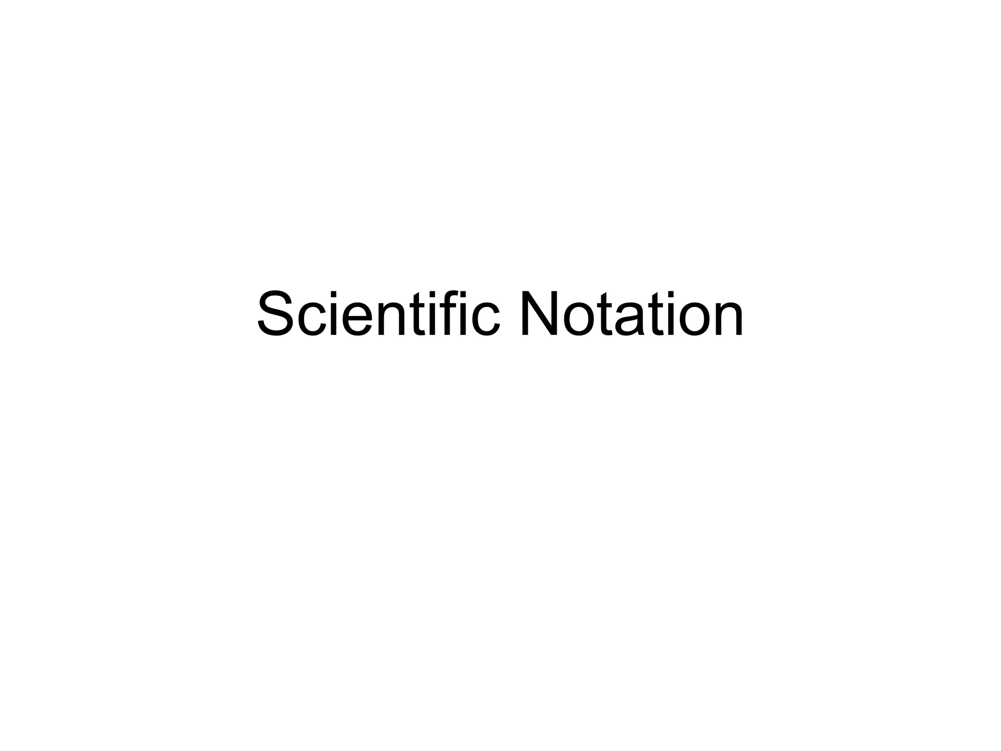 Sig fig and sci note | PPT