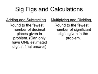 Sig fig and sci note | PPT