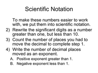 Sig fig and sci note | PPT