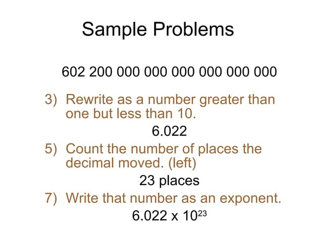 Sig fig and sci note | PPT